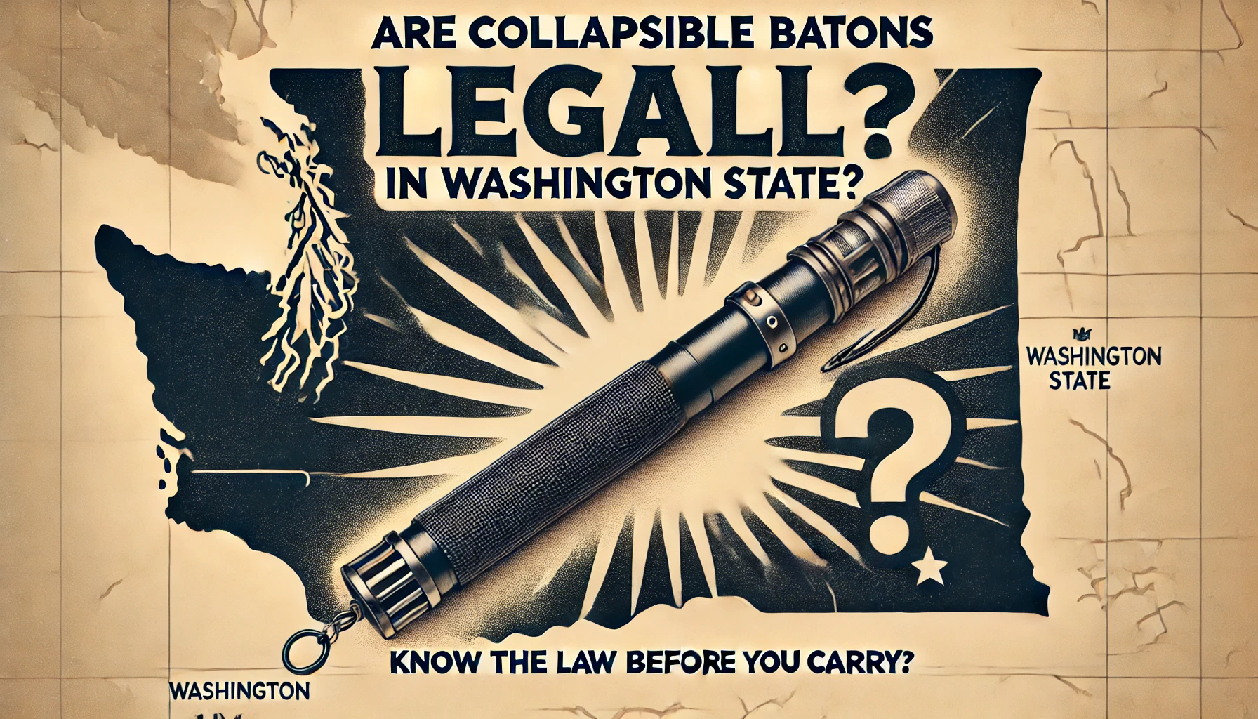 Are Collapsible Batons Legal in Washington State?