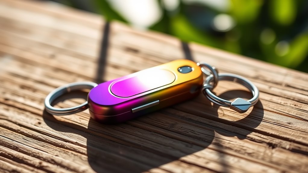 Portable Safety Keychain for Everyday Protection